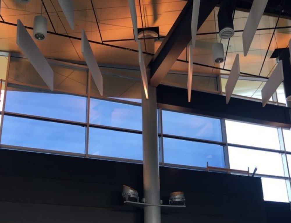 Daylight Redirecting Window Film - Clear View of Charlottesville